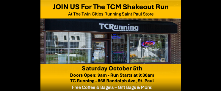 TC Running TCM Shakeout Run! — TC Running Co