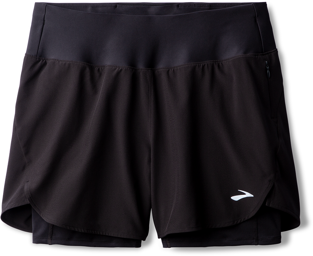 Women's Chaser 5" 2-in-1 Short 2.0 (001 - Black) — TC Running Co