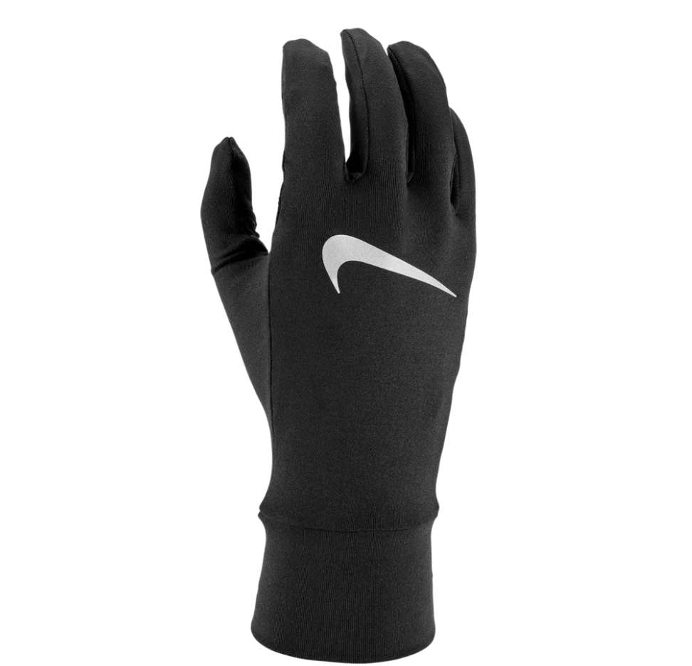 Men's Nike Dri-FIT Fleece Gloves (Black/Silver) — TC Running Co